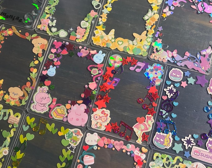 Cute Premade Decorated Toploaders | Toploader Deco - Etsy