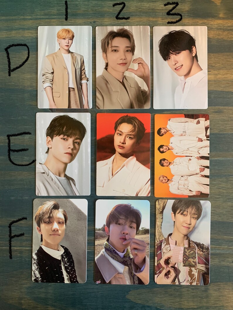 Seventeen Official Photocards - Etsy