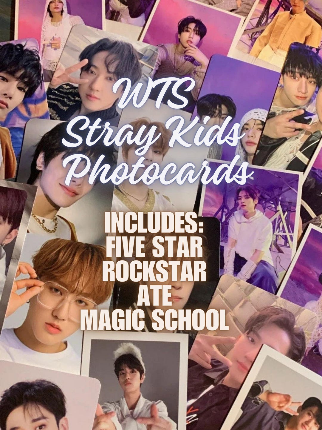 Stray Kids Official Photocards - Etsy