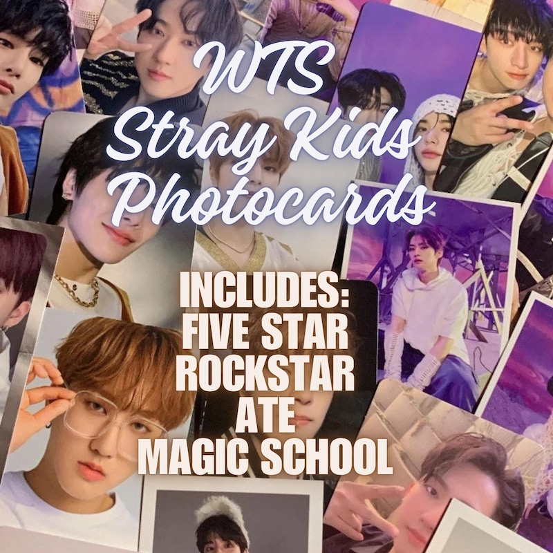 Stray Kids Photocards - Etsy