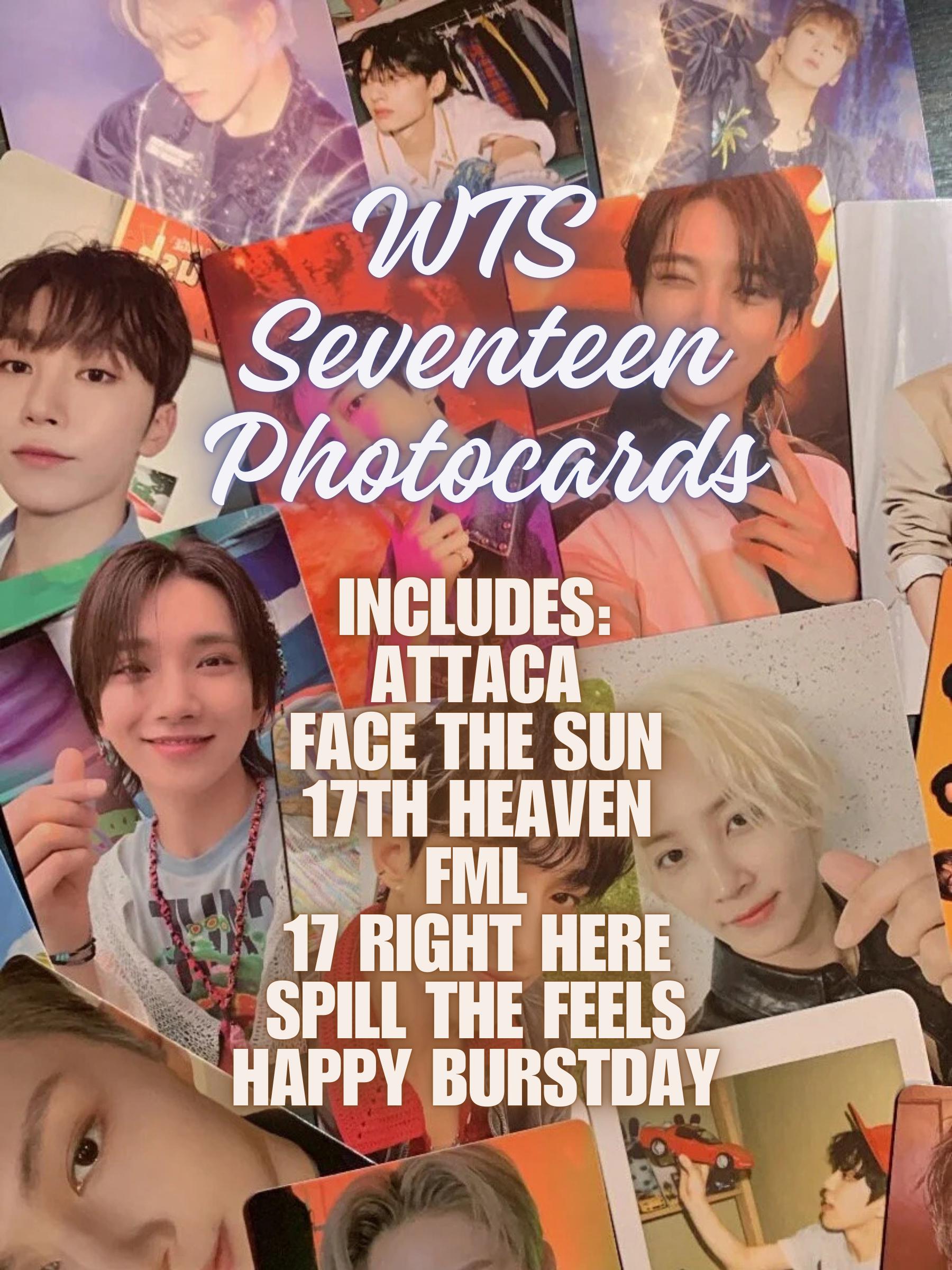 Seventeen Official Photocards - Etsy