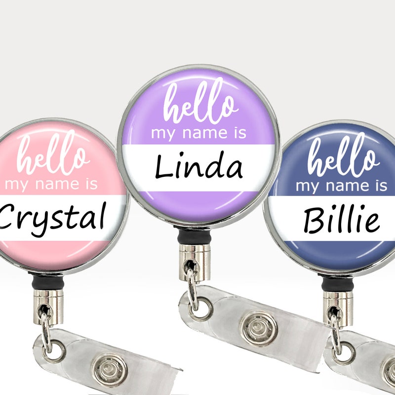 Hello My Name is Badge - Etsy UK