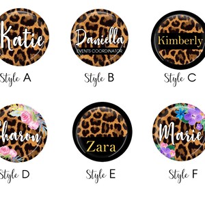 Leopard Print Personalised Custom Retractable ID Card Badge - Etsy