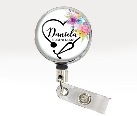 Personalised Custom Spring Floral Bouquet Stethoscope Name | Etsy
