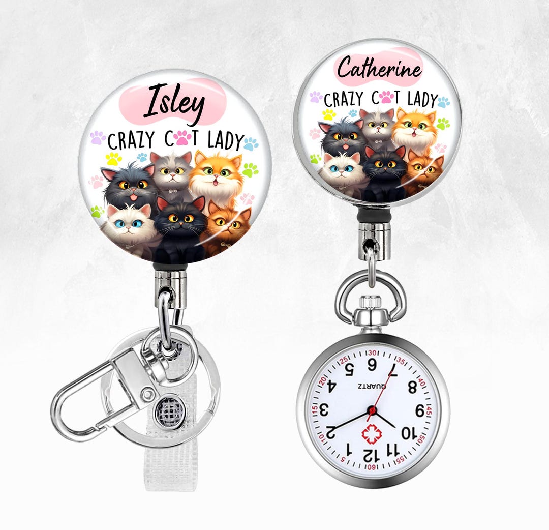 Custom Crazy Cat Lady, Personalised Name, Funny Cat Lover Gift, Cat ...