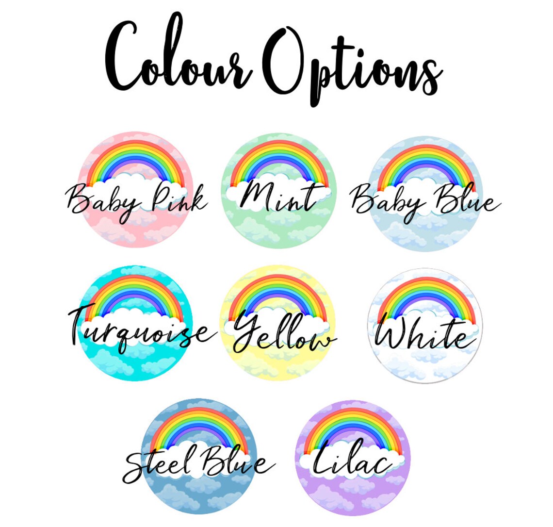PERSONALISED Rainbow Custom Name Retractable ID Card Badge - Etsy UK