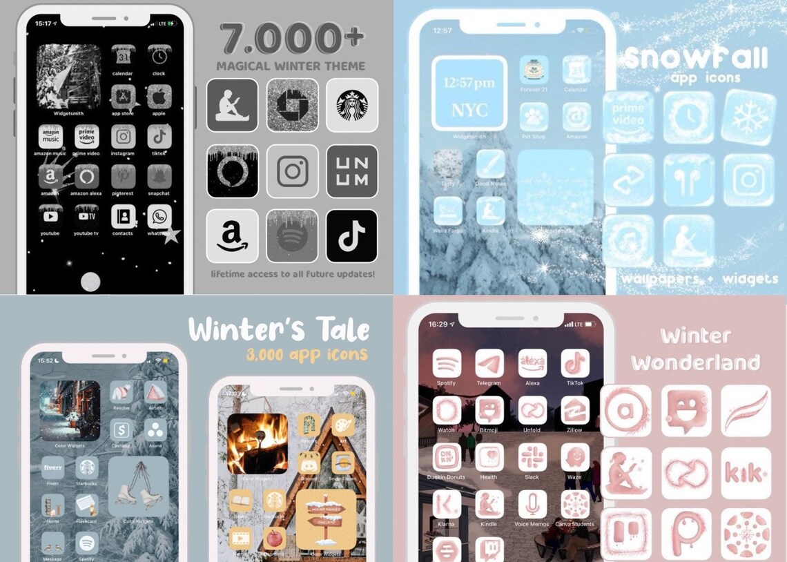 Blue App Icons All in One Bundle Teal Turquoise Sky - Etsy