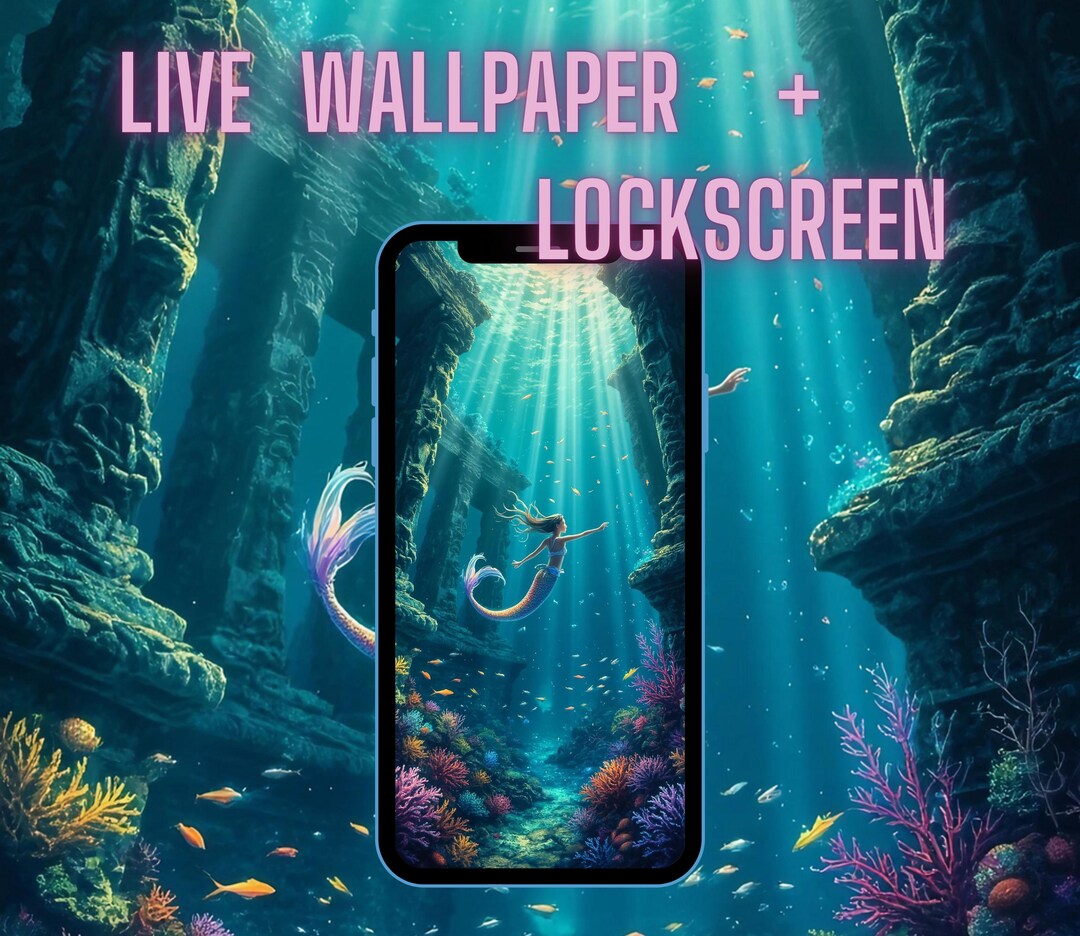 Live Wallpaper High Resolution 4K HD File Lockscreen Mermaid Underwater ...