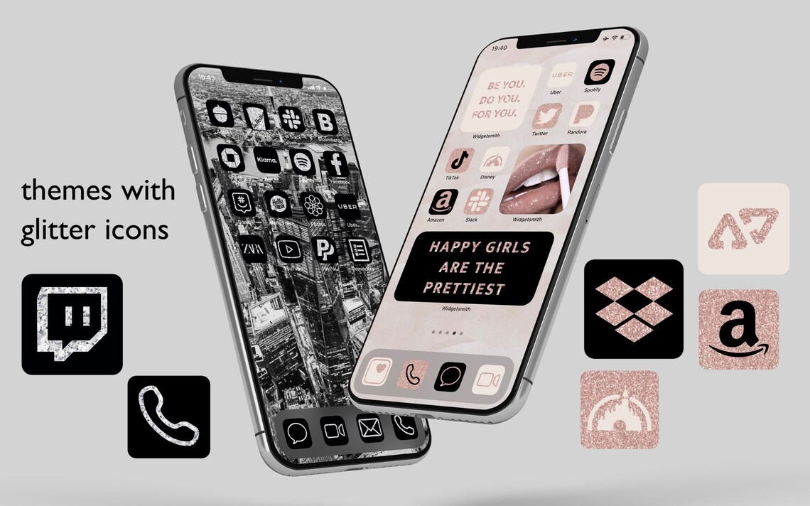 Promo Offer App Icons ALL IN ONE Blue Pink Lilac Green | Etsy