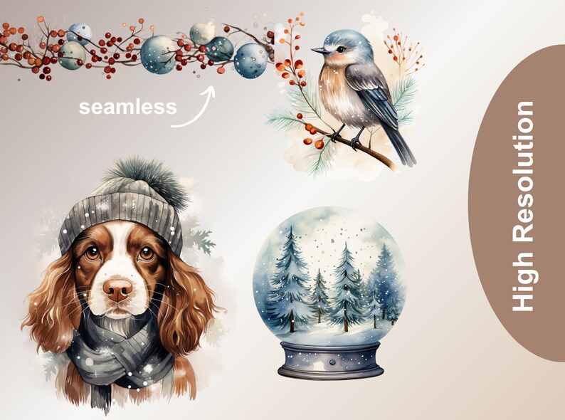 Camping Winter Clipart PNG Files High Resolution Print Sublimation - Etsy