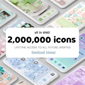 Promo Offer App Icons ALL IN ONE Blue, Pink, Lilac, Green, Beige ...