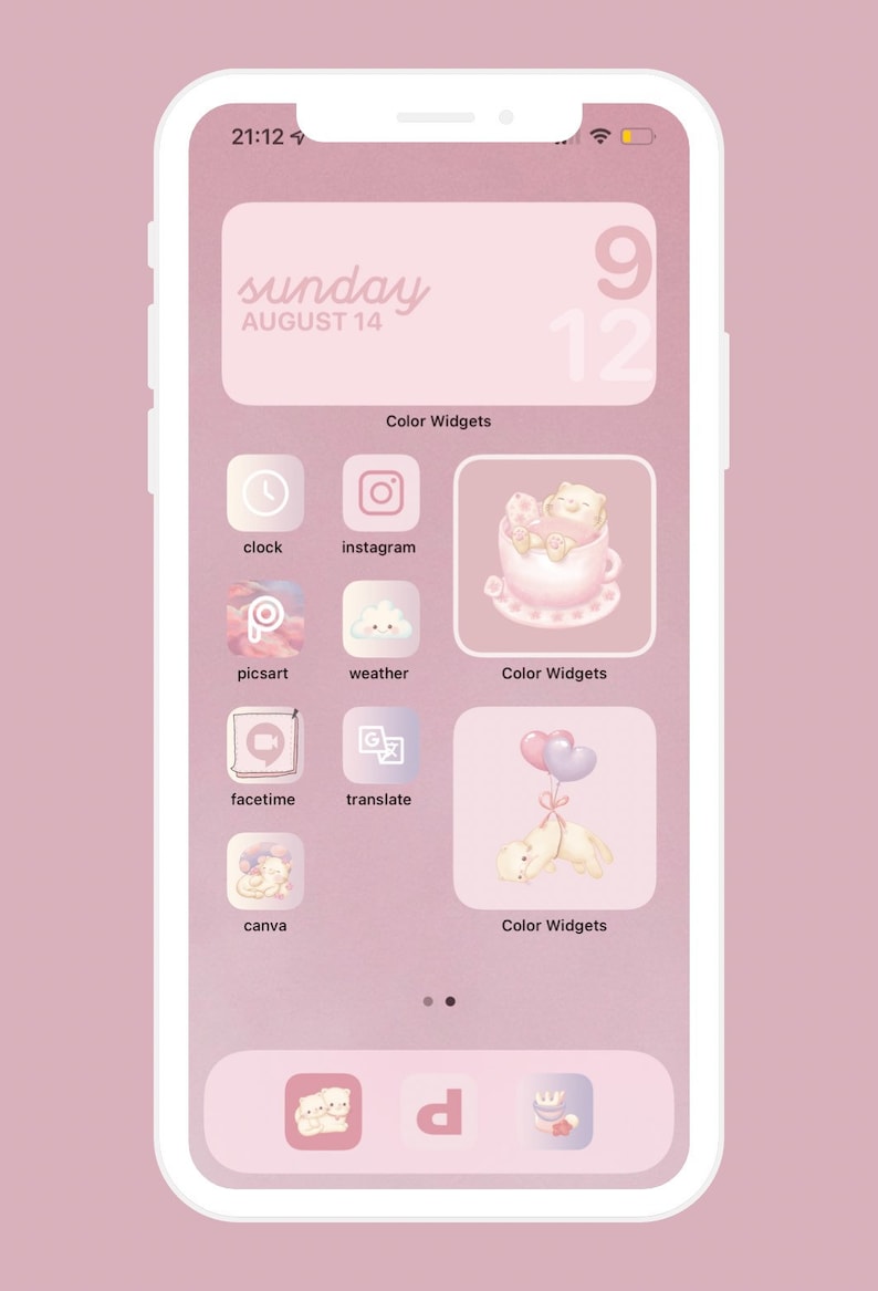 MEGA Bundle App Icons Lilac Pastel Pink Soft Yellow Baby - Etsy
