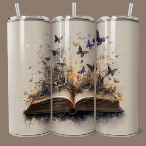 Enchanted Book PNG Tumbler Template Fairytale Miracle Wrap Sublimation ...