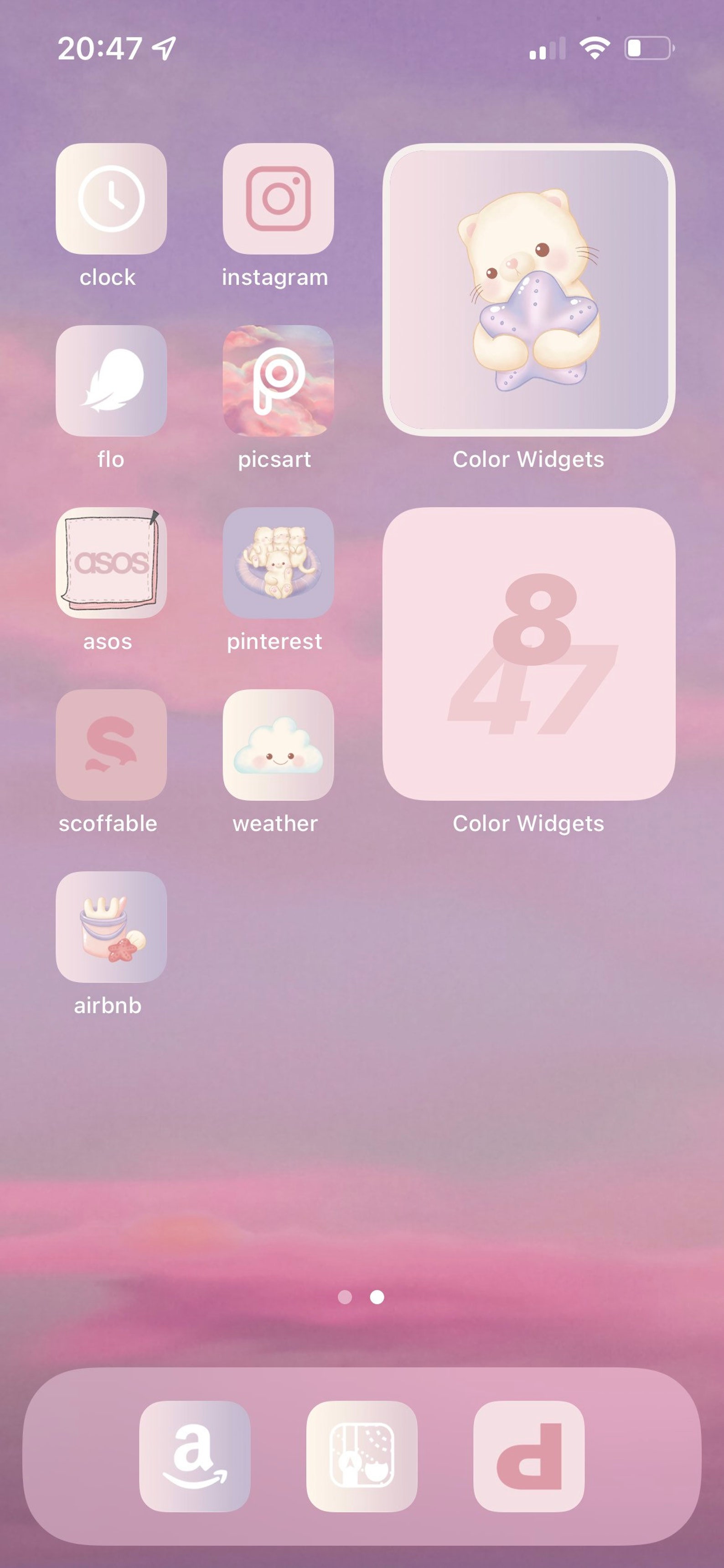 3,600 App Icons Kitties, Pastel Pink, Soft Purple, Lilac, Cute ...