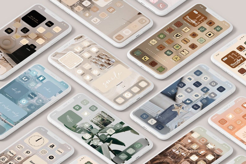 Promo Offer App Icons ALL IN ONE Blue Pink Lilac Green - Etsy