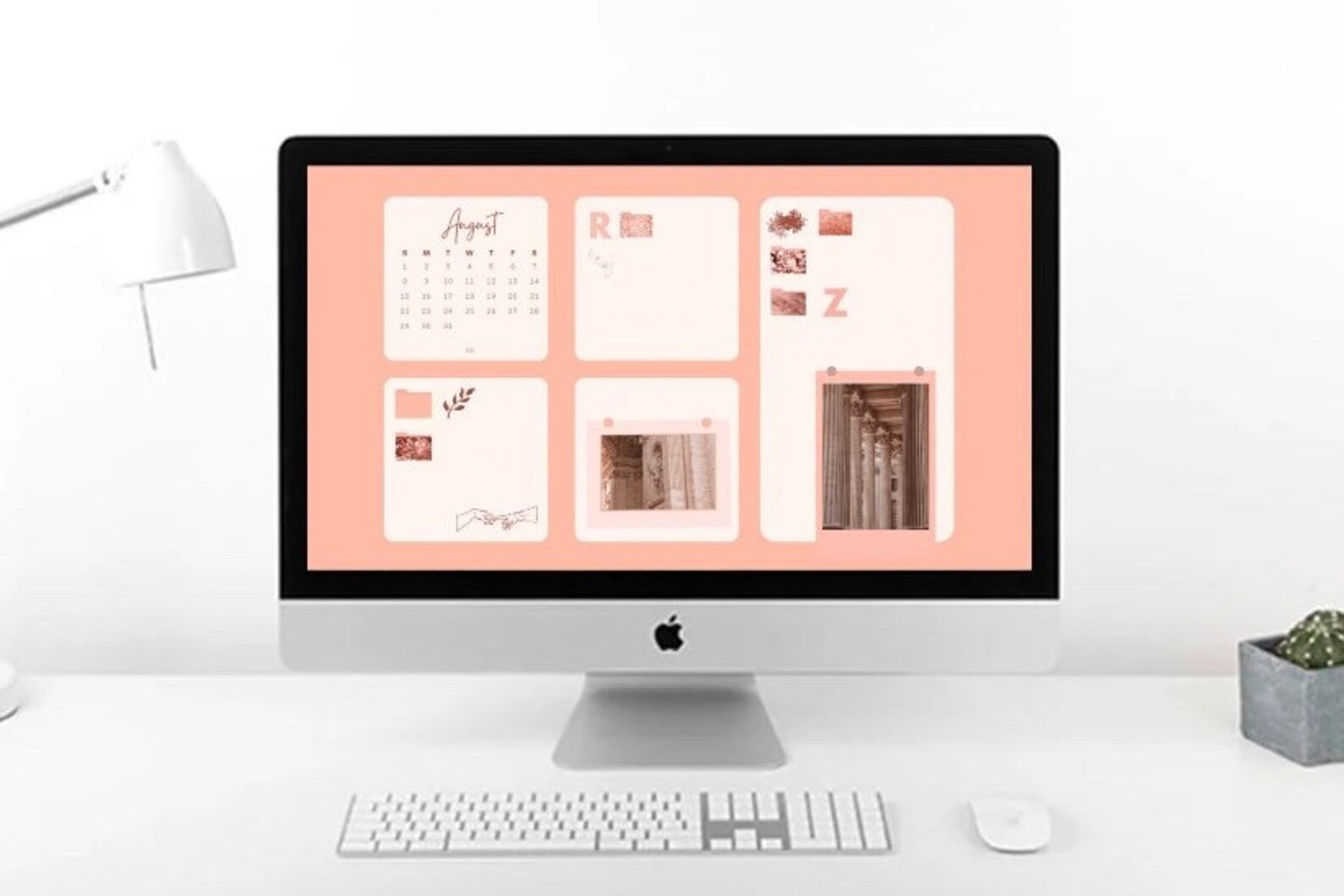Desktop Folders Rose Gold | Pink, Blush, Rose, Peachy, Summer Folder ...