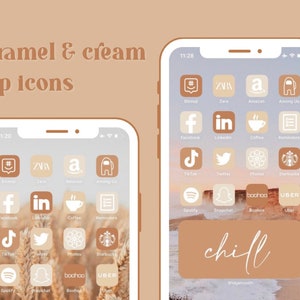 App Icons Neutral Aesthetic Beige, Cream, Nude, Natural Light Tones ...