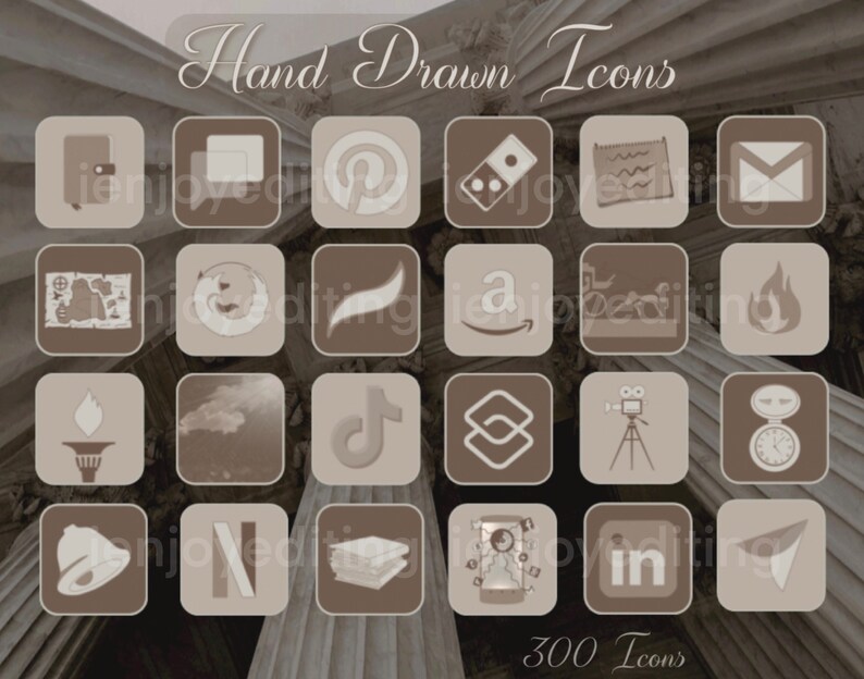 Light Academia App Icons, Beige, Brown, Fall, Neutral Aesthetic, Autumn ...