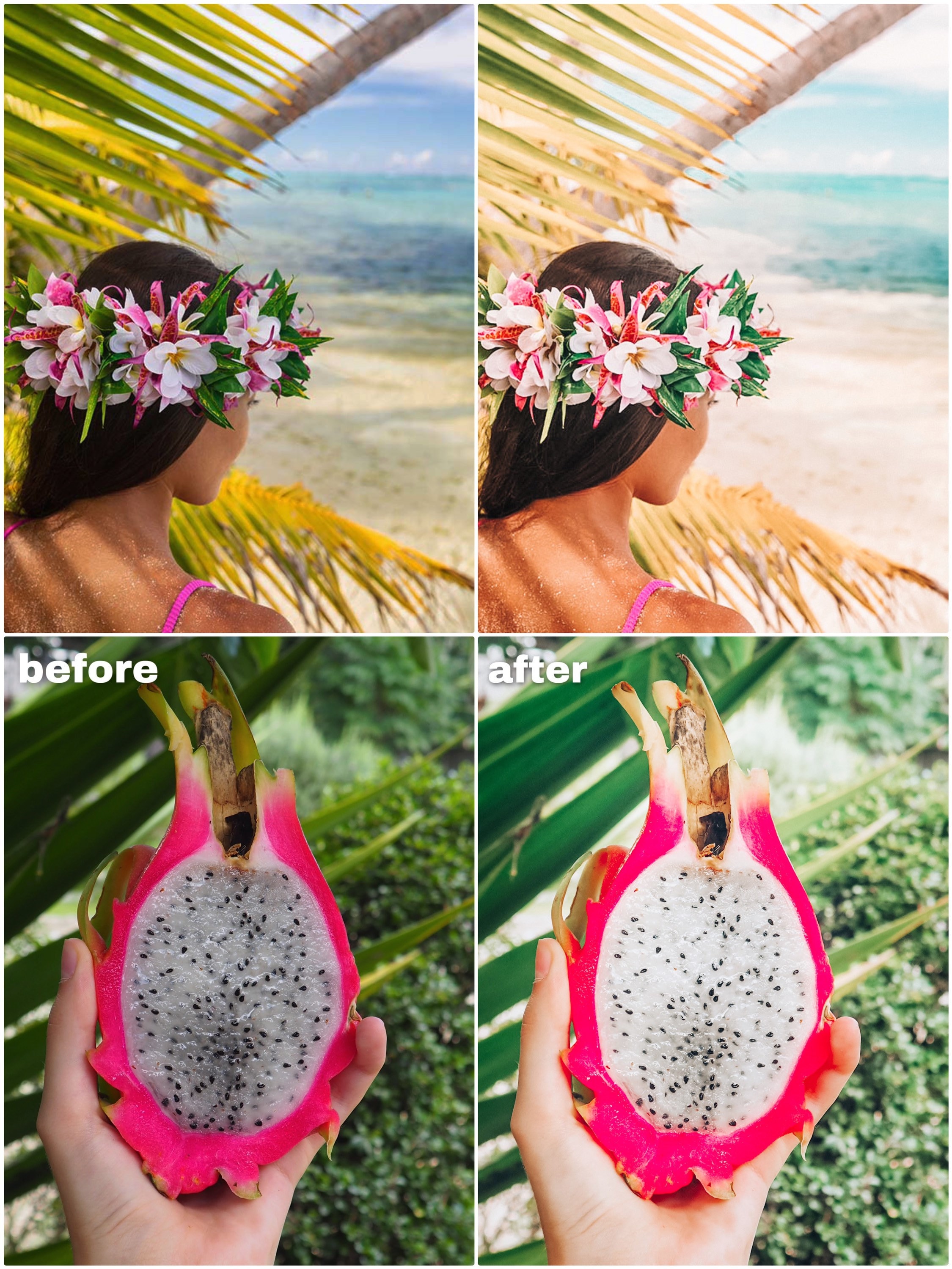10 Mobile Lightroom Presets VIBRANT | Bright Colours Presets | Color ...