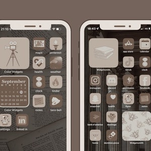 Light Academia App Icons, Beige, Brown, Fall, Neutral Aesthetic, Autumn ...