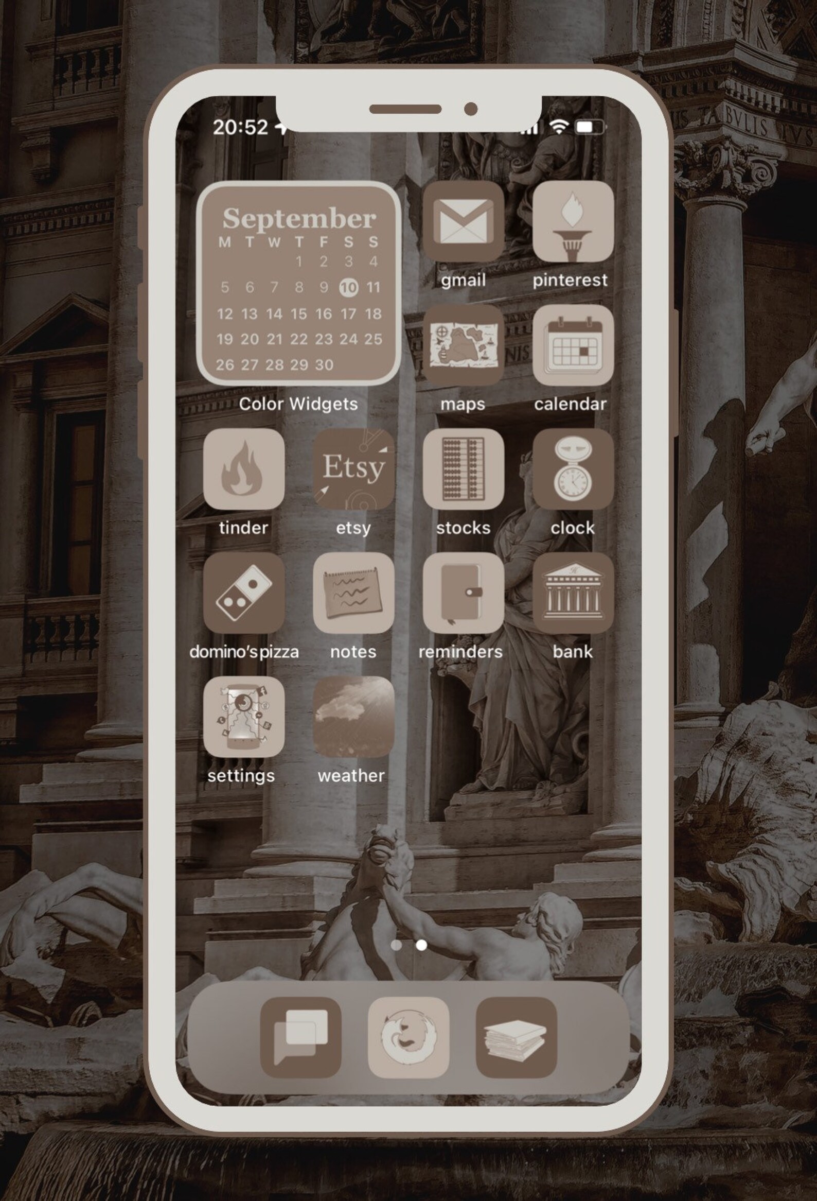 Light Academia App Icons, Beige, Brown, Fall, Neutral Aesthetic, Autumn ...