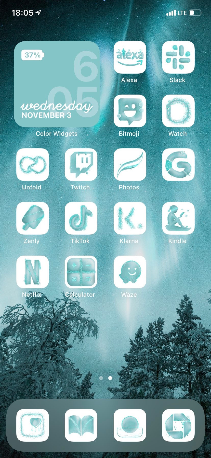 Hand Drawn Winter Wonderland App Icons Snow Holidays Blue - Etsy