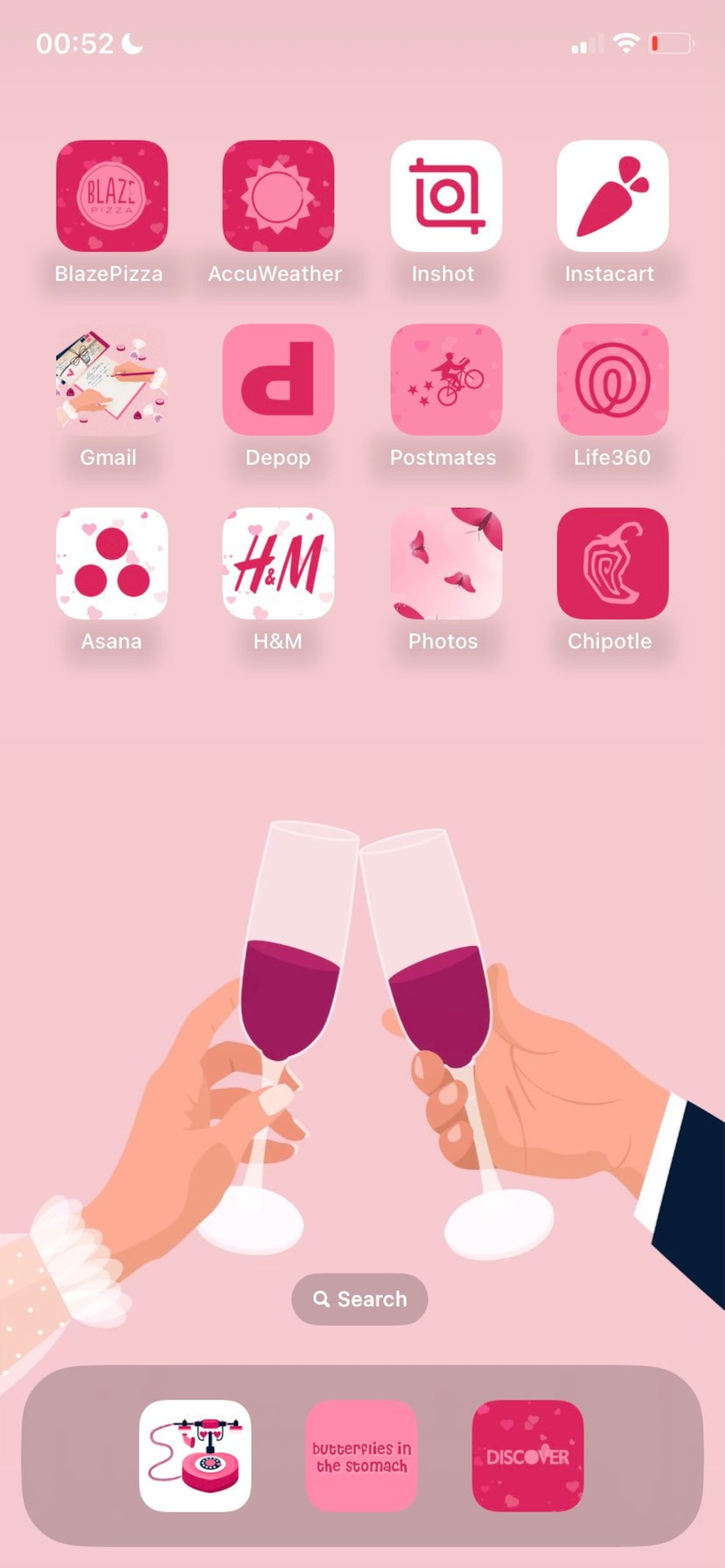 Valentine App Icons Pastel Pink Cute White Icons Aesthetic - Etsy