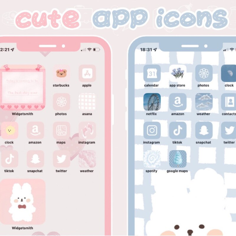 Kawaii App Icons - Etsy