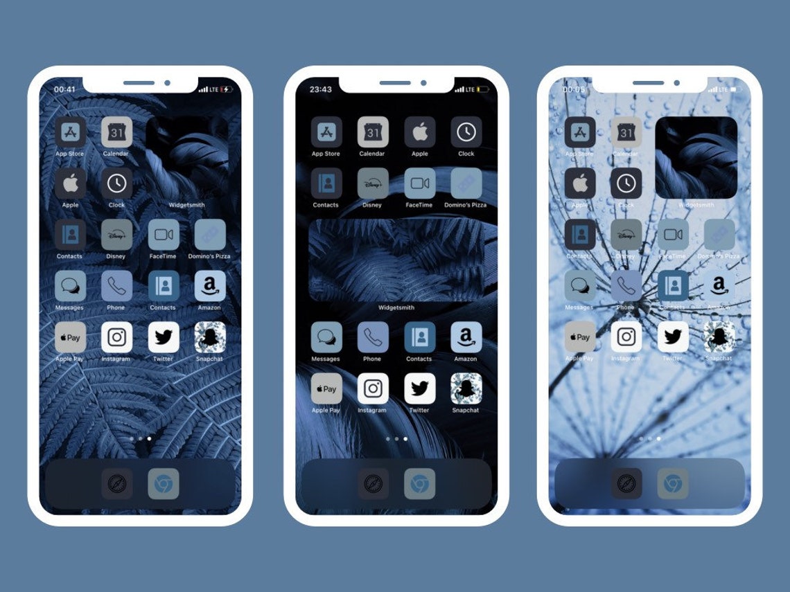 Blue App Icons, All in One Bundle | Teal, Turquoise, Sky, Light Blue ...