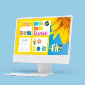65 Folder Icons Hippie Desktop, Colorful, Blue, Yellow, Orange, Retro ...