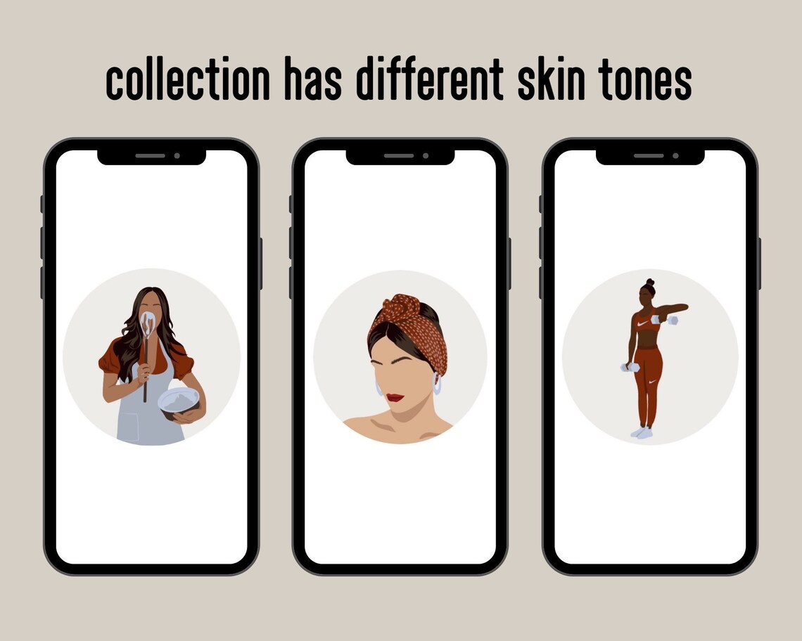 Lifestyle Highlight Covers for Instagram Trendy Neutral - Etsy