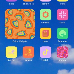 20,000 App Icons Retro | Summer, Color Pop, Yellow, Orange, Vintage ...