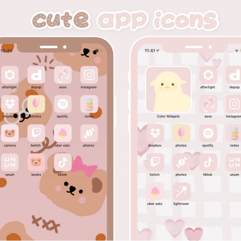 Kawaii App Icons - Etsy