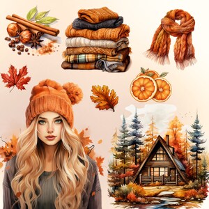 Hello Autumn Clipart PNG Template Downloadable Apple Pie Thanksgiving ...