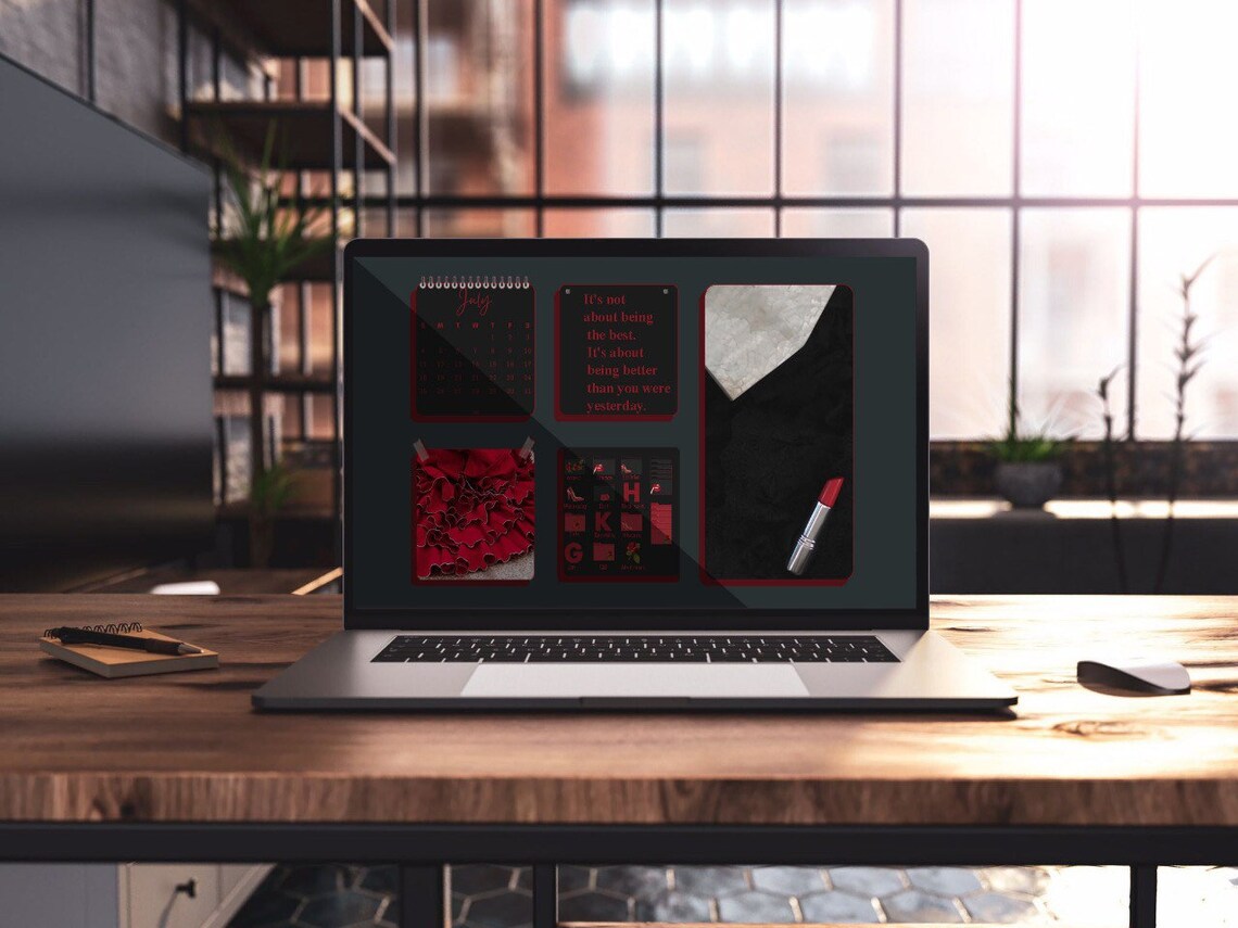 Folder Icons Red Roses for Mac| Red Black Desktop Folder Covers ...