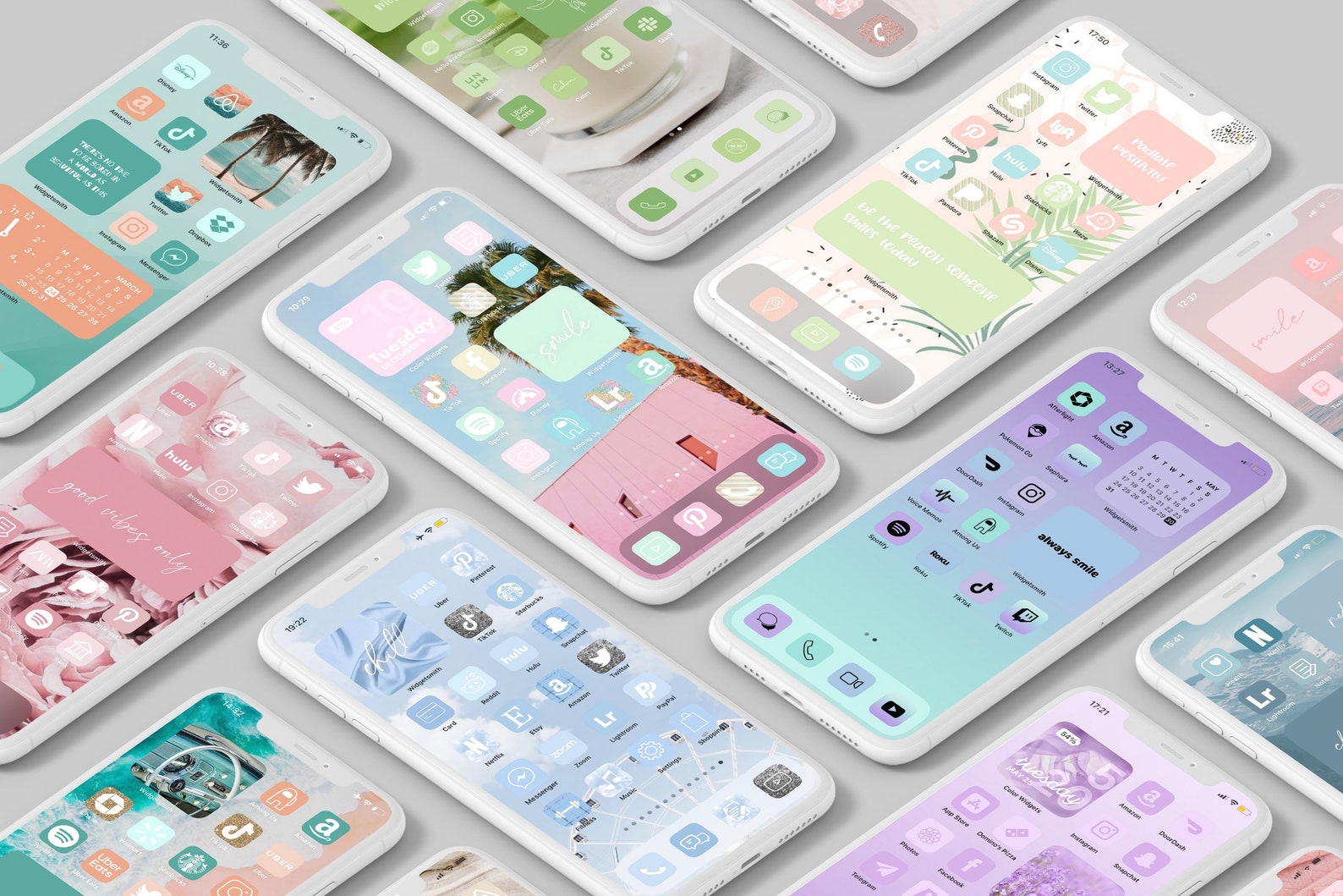 App Icons Pink & Glitter Cute Aesthetic Pink Pastel Widgets - Etsy