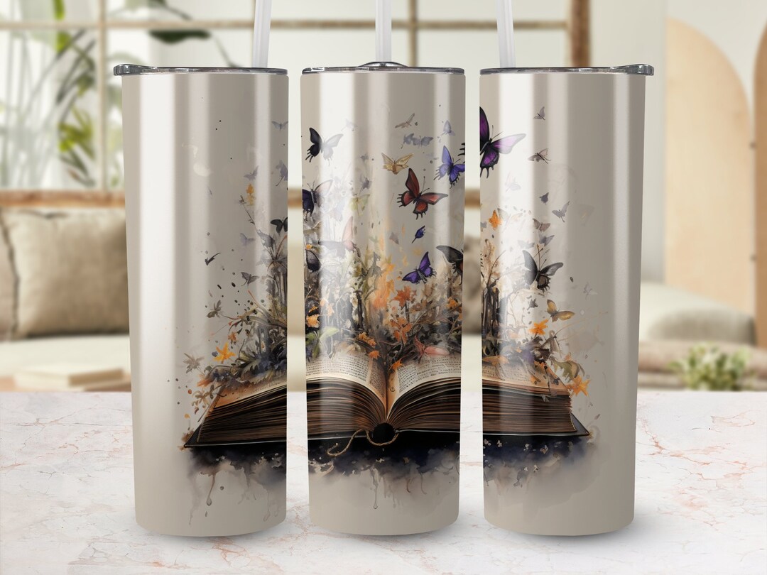 Enchanted Book PNG Tumbler Template Fairytale Miracle Wrap - Etsy
