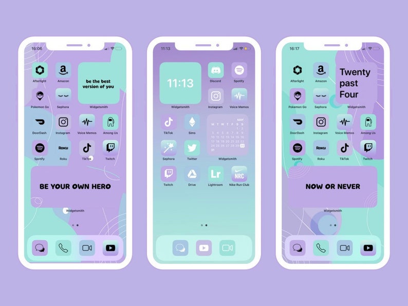 Rose Themed App Icons Ios 14 Pink Summer Floral Burgundy - Etsy