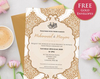 Muslim invitation | Etsy