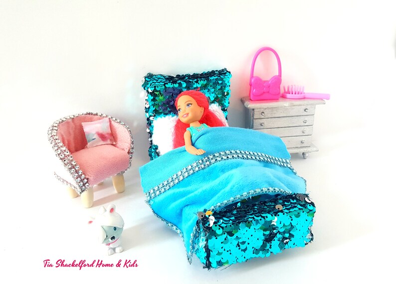 Doll Bed Modern Doll Bed Girls Birthday Gifts Doll Bed With | Etsy