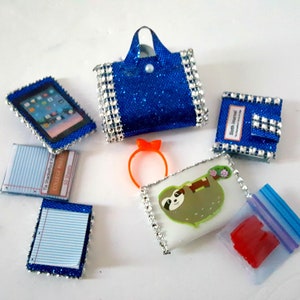 Miniature school supplies miniature office supplies doll | Etsy