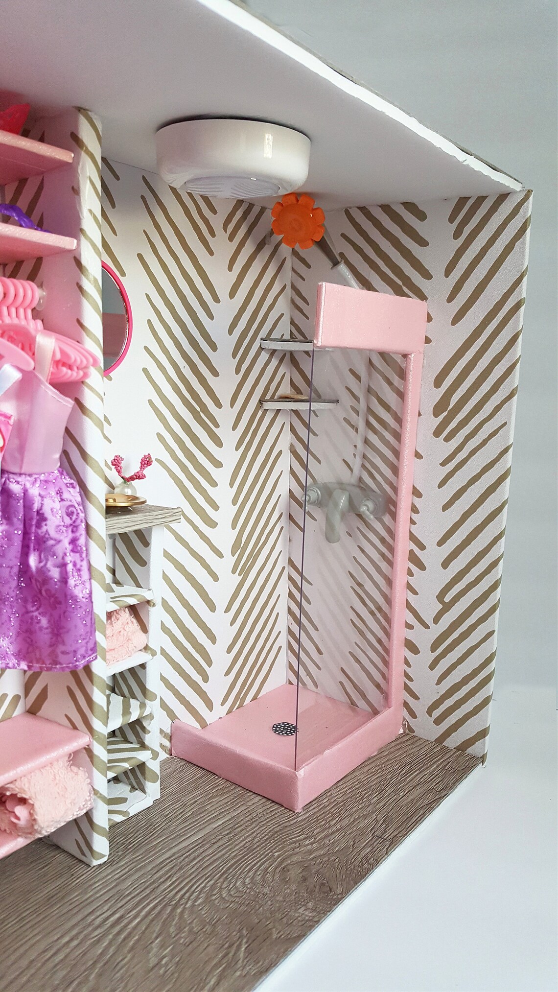 Doll Closet Doll Wardrobe Closet Miniature Bathroom 1:6 - Etsy