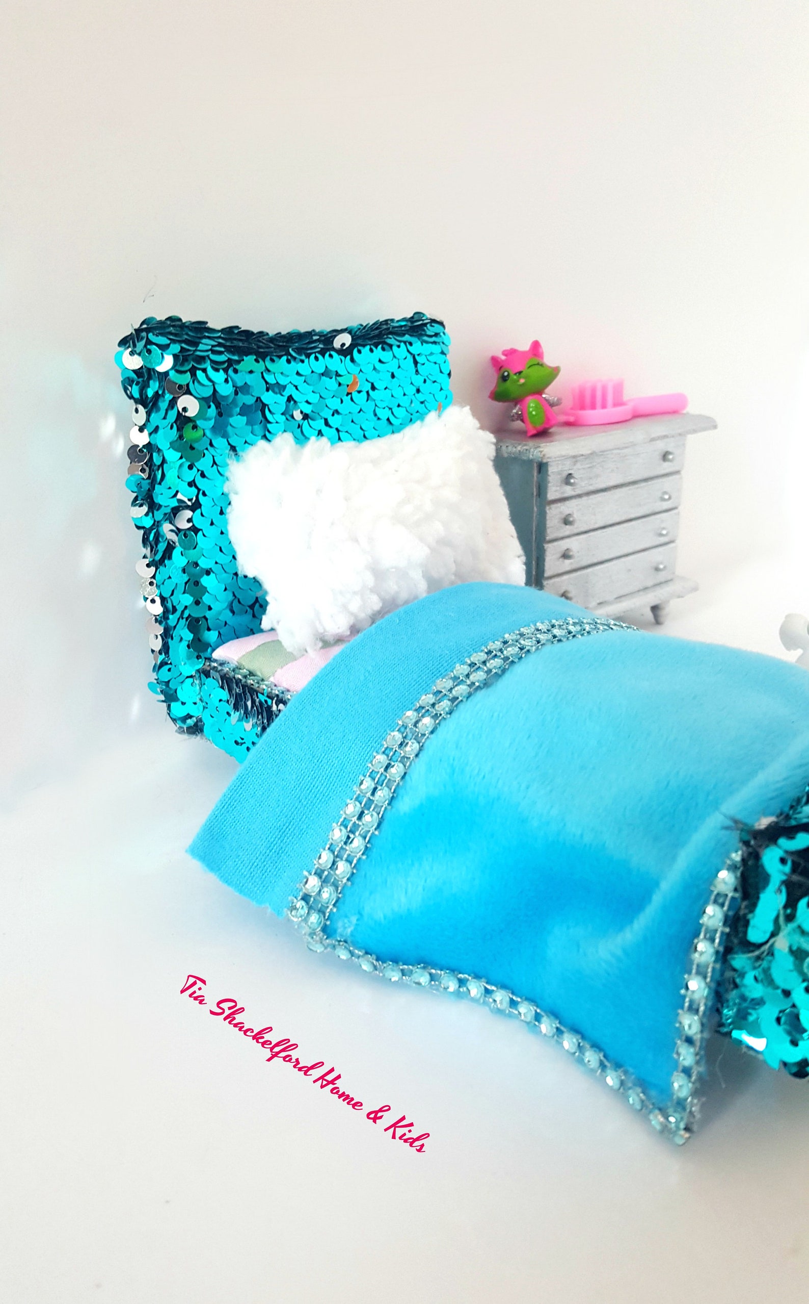 Doll Bed Modern Doll Bed Girls Birthday Gifts Doll Bed With | Etsy