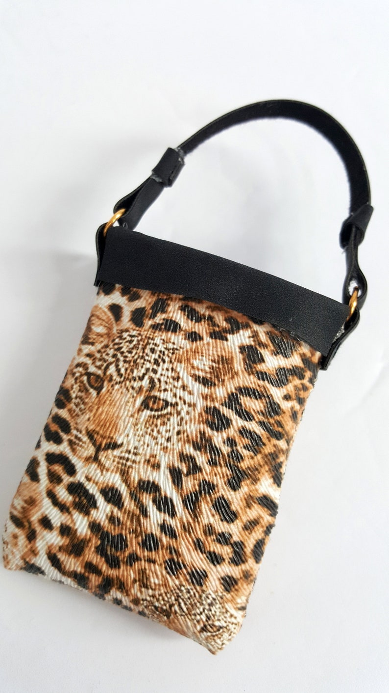 1:6 Scale Doll Handbag, Miniature Cheetah Handbag, Miniature Purse ...