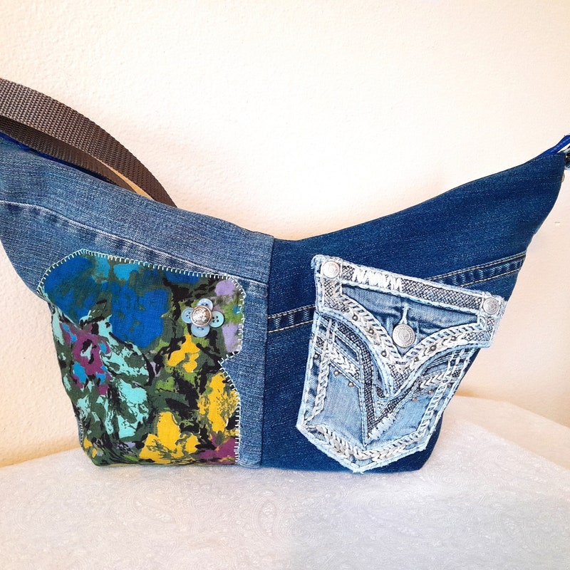 Denim Cross Body Bag - Etsy