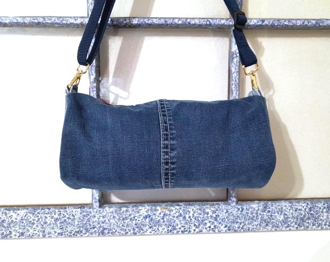 Ooops Purse, Imperfect Denim Barrel Bag, See Description - Etsy