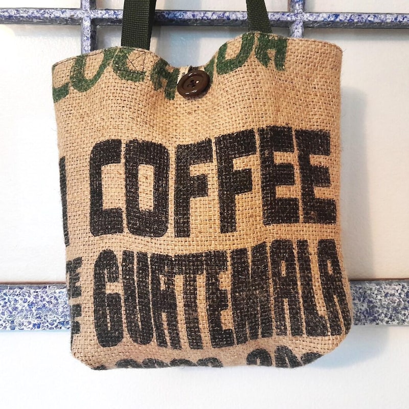 Upcycled Burlap Totes - Etsy