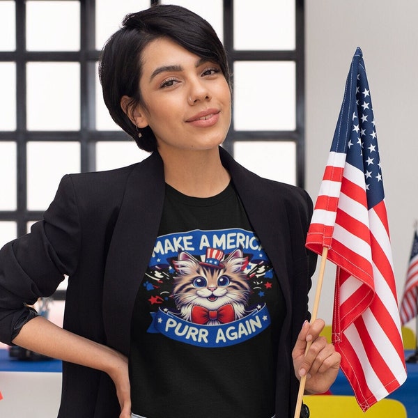 Vote 2024 Cat Shirt - Etsy