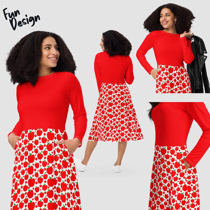 Apple Dress - Etsy