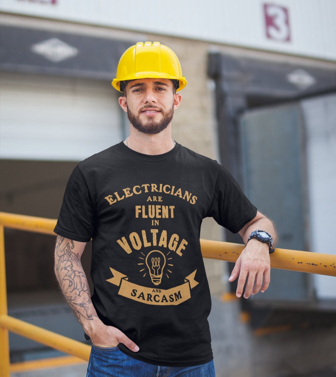 Shirts for Electrician Electricians Are Fluent in Voltage - Etsy